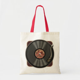 Vintage Vinyl Record Tote Bag | Zazzle