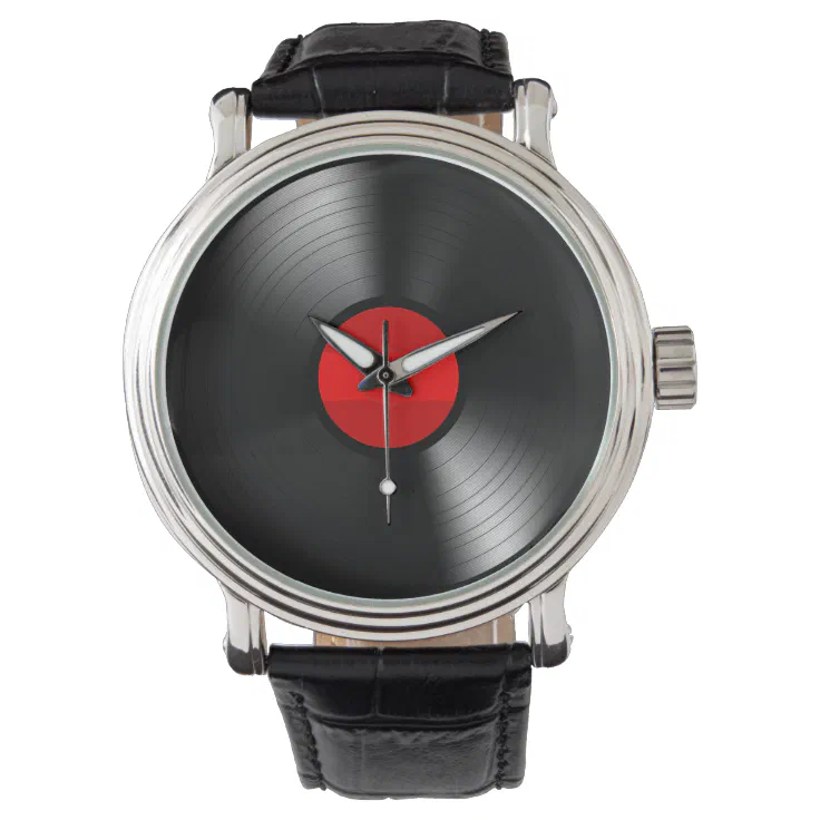 Vintage Vinyl Record Watch | Zazzle