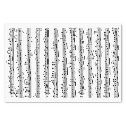 Vintage Violin Sheet Music Decoupage | Zazzle