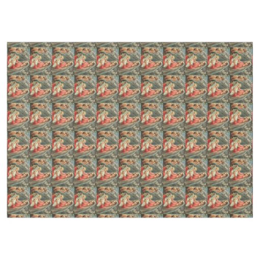 Vintage Virgin Mary & Baby Jesus Tablecloth | Zazzle