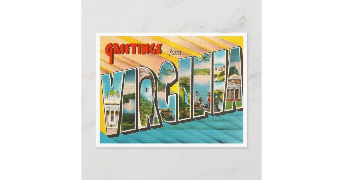 Vintage Virginia Postcard | Zazzle