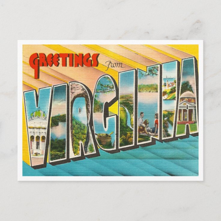 Vintage Virginia Postcard | Zazzle