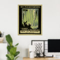 Vintage Waitomo Caves New Zealand Travel Poster | Zazzle