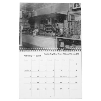 Vintage Washington DC Calendar | Zazzle