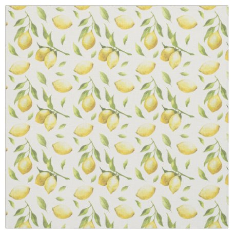 vintage citrus pattern fabric | Zazzle