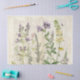 Vintage Watercolor Natural Wildflower Tissue Paper | Zazzle