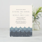 Vintage Waves Wedding Invitation | Zazzle