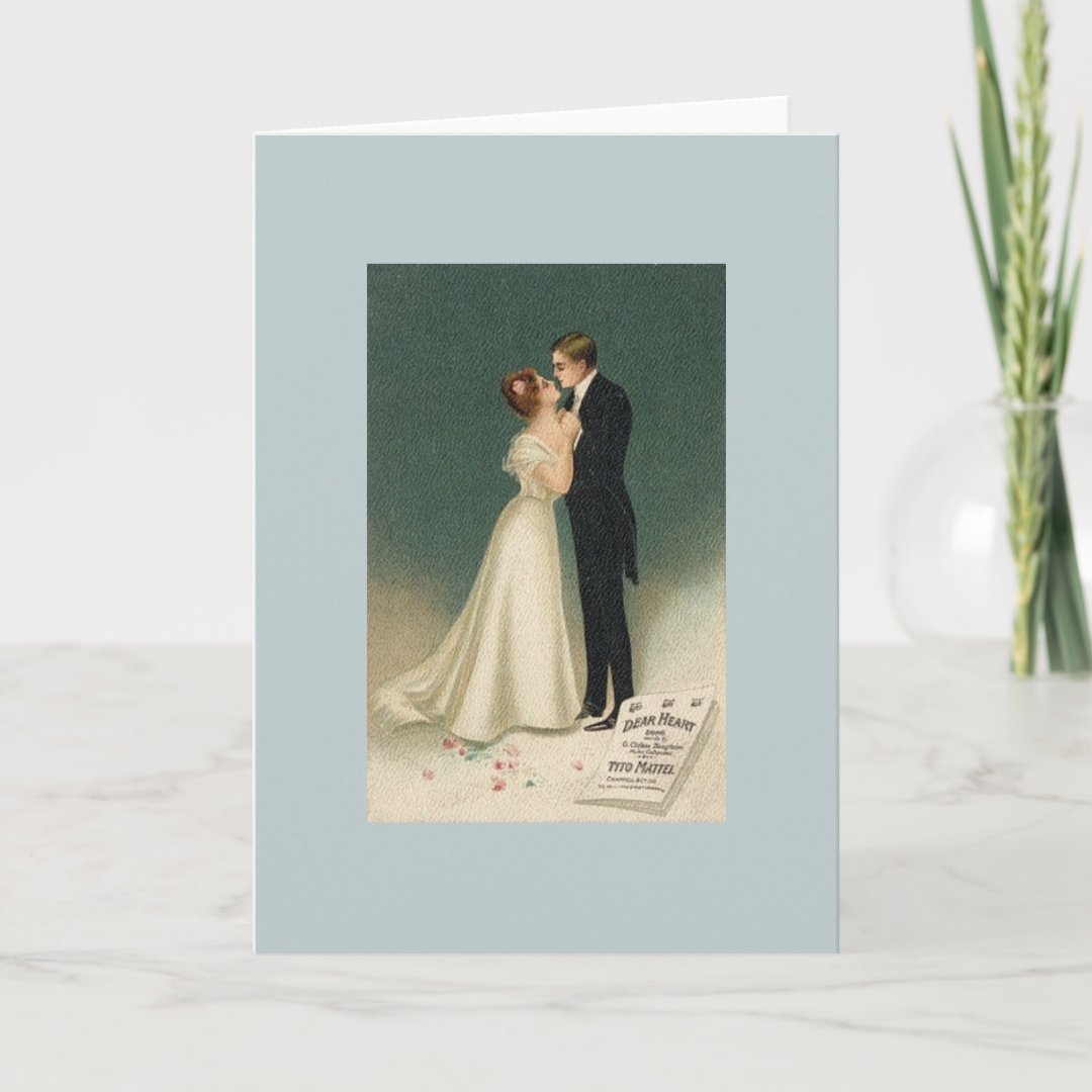 Vintage Wedding Greeting Card | Zazzle