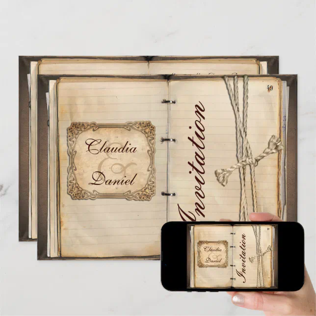 Vintage wedding Invitation cards | Zazzle