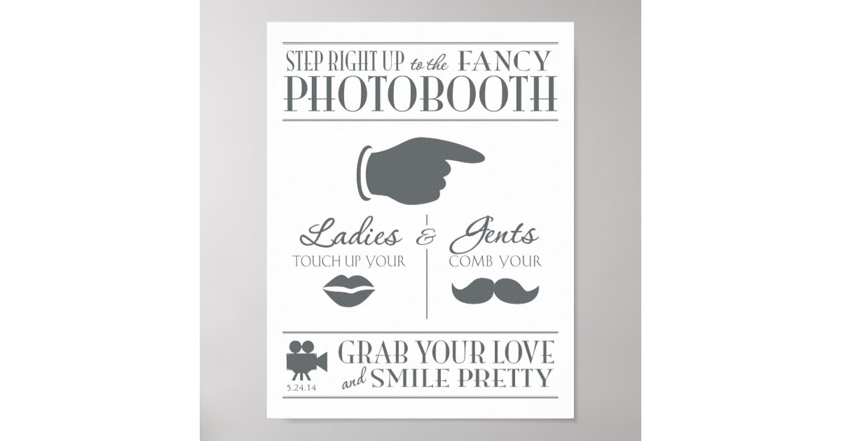 Vintage Wedding Photo Booth Sign | Zazzle
