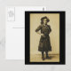 Vintage Western Cowgirl photo Postcard | Zazzle