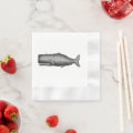 Vintage Whale Paper Napkins | Zazzle