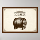 Wooden Whiskey Barrels Poster | Zazzle.com