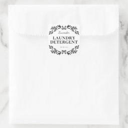 Vintage White DIY Laundry Detergent Labels | Zazzle