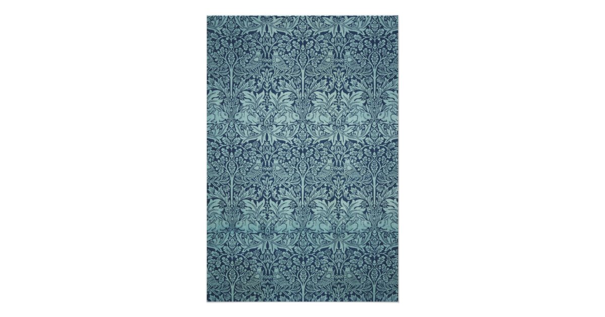 Vintage William Morris Brer Rabbit GalleryHD Poster | Zazzle