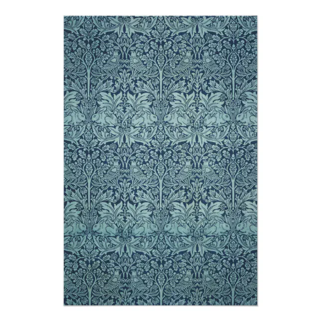 Vintage William Morris Brer Rabbit GalleryHD Poster | Zazzle