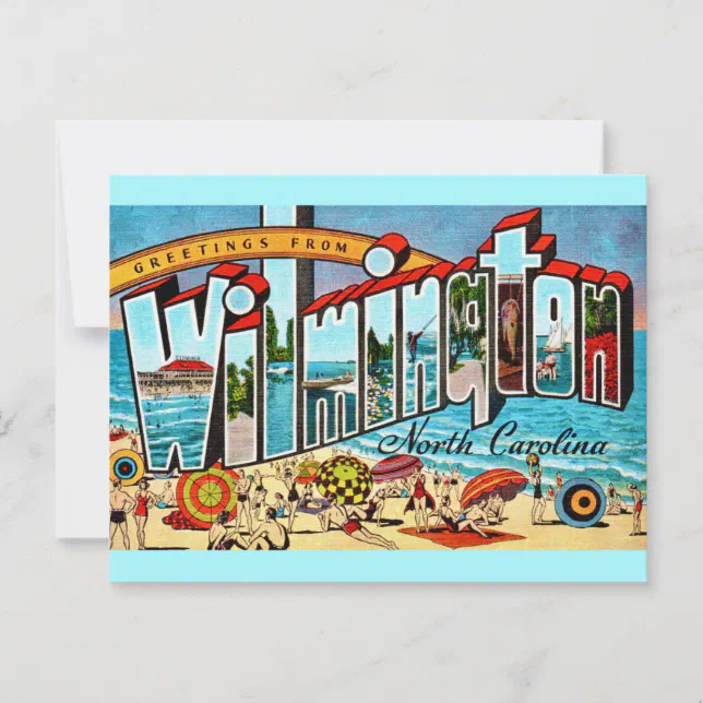 Vintage Wilmington NC Postcard | Zazzle