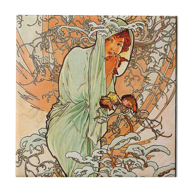 alphonse mucha winter