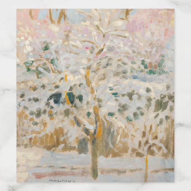 Vintage, winter trees, Envelope Liner | Zazzle