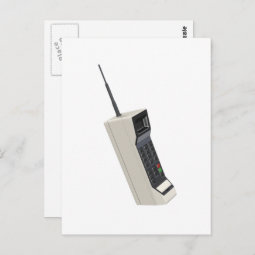 Vintage Wireless Cellular Phone Postcard | Zazzle