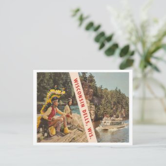 Vintage Wisconsin Dells Wisconsin Postcard | Zazzle