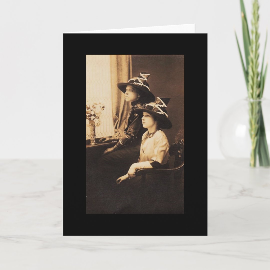 Vintage Witches Card | Zazzle