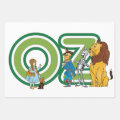 Vintage Wizard of Oz Characters and Text Letters Wrapping Paper Sheets ...