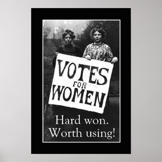 Vintage Women Vote Poster | Zazzle.com