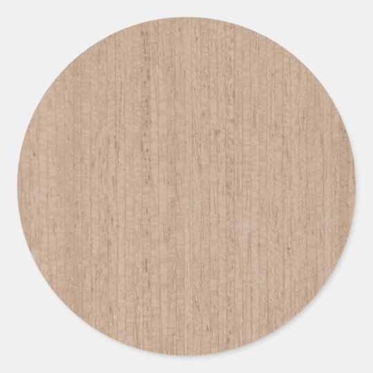 Vintage Wood Effect Round Sticker | Zazzle.com