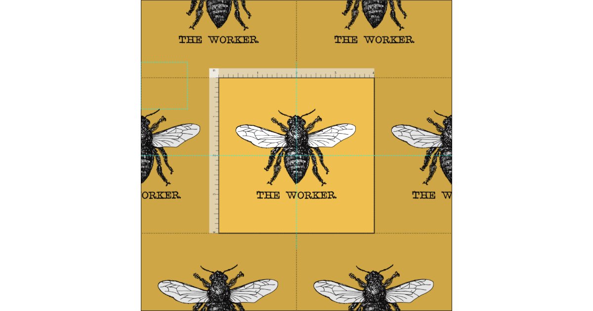 worker bee fabric
