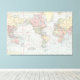 Vintage World Map (1901) Canvas Print | Zazzle