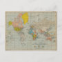 Vintage World Map 1910 Postcard | Zazzle