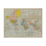 Vintage World Map 1910 Postcard | Zazzle