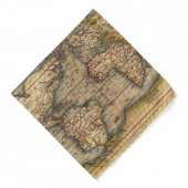 Vintage World Map by Abraham Ortelius 1564 Bandana | Zazzle