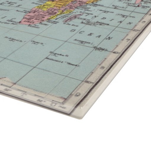 Vintage World Map cutting board | Zazzle