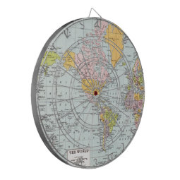 Vintage World Map Dart Board | Zazzle