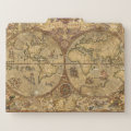 Vintage World Map File Folder | Zazzle