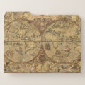 Vintage World Map File Folder | Zazzle