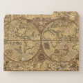 Vintage World Map File Folder | Zazzle