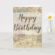 Vintage World Map Happy Birthday Card | Zazzle