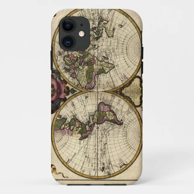 Vintage World Map iPhone 5 Case | Zazzle