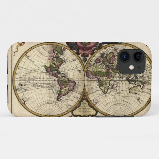 Vintage World Map iPhone 5 Case | Zazzle