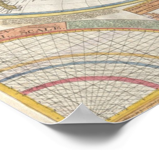 Vintage world map poster | Zazzle