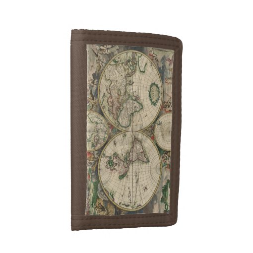 Vintage World Map Wallet | Zazzle