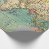 Vintage World Map Wrapping Paper | Zazzle