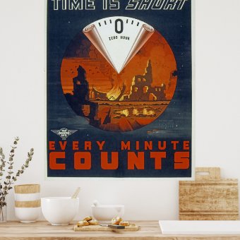 Vintage World War 2 -Zero Hour Poster | Zazzle