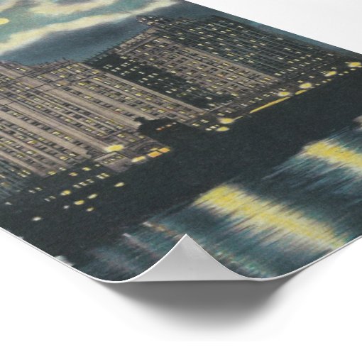 Vintage Wrigley Building Chicago Poster | Zazzle