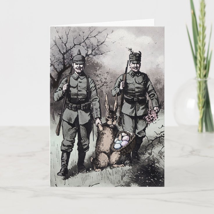 Vintage WW1 German Easter Card | Zazzle