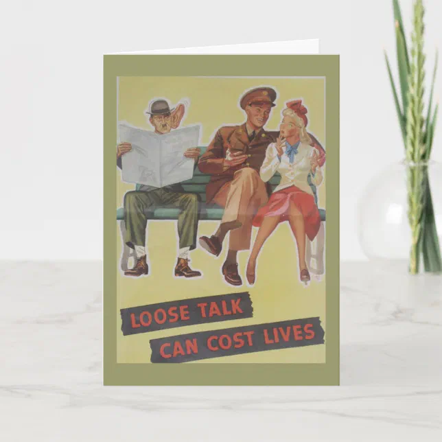 Vintage WW2 Birthday Card | Zazzle