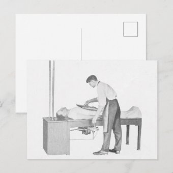 Vintage X-Ray Man Postcard | Zazzle